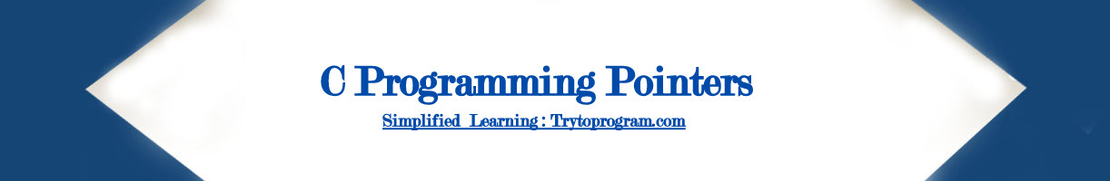 C Programming Pointers Trytoprogram