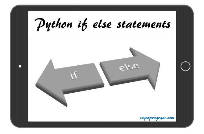 Python If Else Statement If Else If Statement And Nested If Else