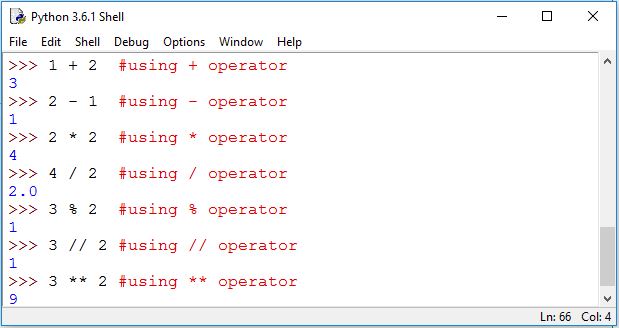 Pythonarithmeticoperationintegers Online Tutorials For C Programming Cplusplus Java Python